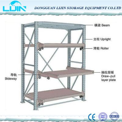 China Semi Open Vertical Mould Storage Racks 800-10000KG Load Q235B Cold Roller Steel for sale