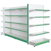 China Four Levels Supermarket Display Racks 120 - 150kg / Layer Loading Capacity for sale