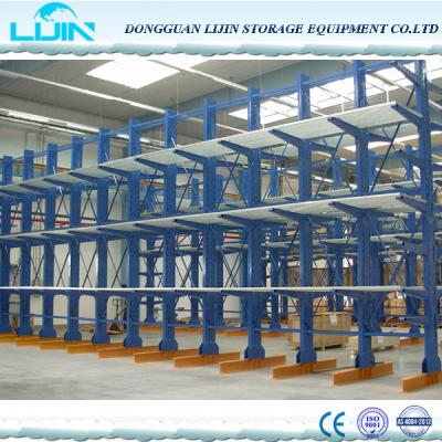 China Professional Cantilever Storage Racks Various Column Arm Sizes Spray Painting Surface for sale