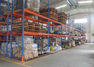 China Customized Size Industrial Steel Racks Q235B Heavy Beam Powder Coated for sale