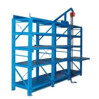 China 4 Layer Garage Storage Shelves , Powder Coated Finish Metal Storage Racks for sale