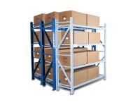 China Warehouse Light Duty Racking System L2000 * D600 * H2000mm Q235B Cold Roll Steel for sale