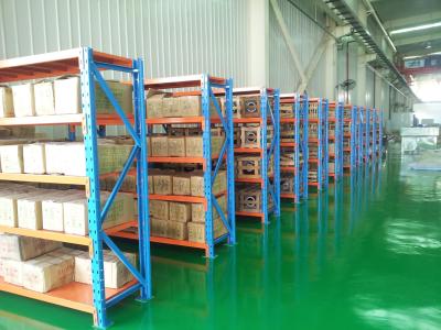 China Powder Coated Commercial Storage Racks , Light Duty Metal Racking Shelving for sale