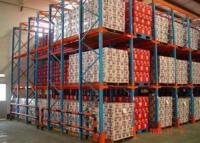China Multi - Level cold room storage Drive in Pallet Rack / Warehouse Shelving System for sale