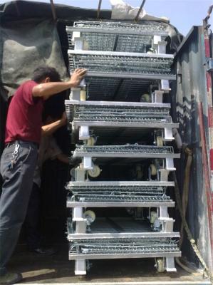 China Low carbon Steel metal cages , Loading capacity 1000 - 3000kg for sale