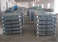 China Industrial galvanized wire mesh storage cage 1200 * 1000 * 890mm for sale