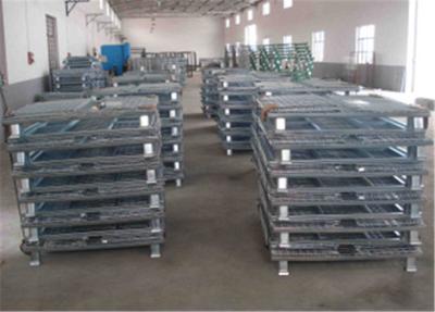 China Industrial galvanized wire mesh storage cage 1200 * 1000 * 890mm for sale