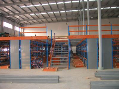 China Q235 steel Rack Supported Mezzanine ISO14001 OHSAS18001 Certification for sale