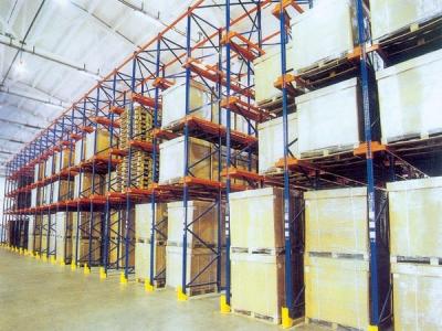 China Q235B cold rolled steel Drive in Pallet Rack , Loading Capacity  1200KG for sale