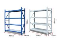 China Durable 4 Layers Light Duty Racking , Warehouse Storage Racks High Capacity for sale