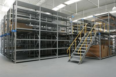 China Industrial Warehouse Steel Storage System , Customized Mezzanine Racking for sale
