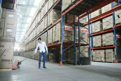 China Powder Coated Heavy Duty Storage Racks , High Capacity Heavy Duty Metal Shelving for sale