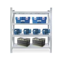 China Grey White Color Steel Light Duty Racking With 4 Layers , 200kg Per Layer for sale