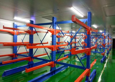 China Multi Level Double Side Metal Heavy Duty Cantilever Racks , Warehouse Racking System for sale