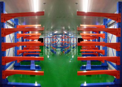China Single Side Steel Material Cantilever Storage Racks Heavy Duty 5 Years Warranty for sale
