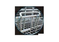 China Standard Size Wire Mesh Cages , Warehouse Metal Wire Storage Cages Container for sale