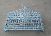 China Standard Size Wire Mesh Cages , Warehouse Metal Wire Storage Cages Container for sale