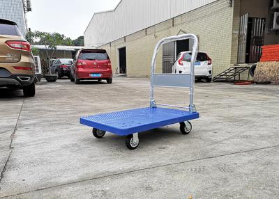 China PP Materials Plastic Folding Platform Hand Trolley With Silence Wheels , Carton Box Package for sale
