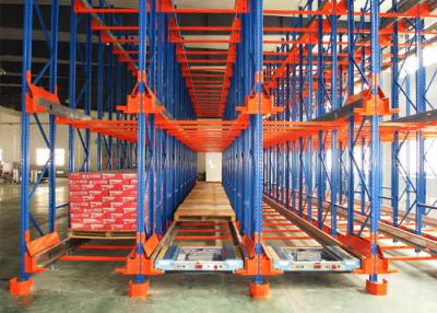 China Semi Automatic Rhuttle Storage Heavy Duty Pallet Racks System Customized Capacity for sale