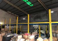China Q235B Cold Steel Warehouse Storage Mezzanine Floor Racking System Yellow Color for sale