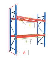 China Powder Coated Q235 Steel Warehouse Storage Shelving Systems Metal Pallet Racks for sale