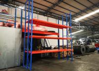 China Three - Upright Frame Steel Plate Light Duty Rack For Warehouse Storage for sale