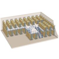 China Customized Multi - Lever Industrial Mezzanine Floors System 5 Years Warranty for sale