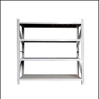 China Customized Column And Beam Garage Storage Shelves , Light Duty Racking System for sale