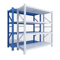 China Hot sale 4 layer stainless steel storage rack, light duty metal shelf , adjustable warehouse racking system for sale