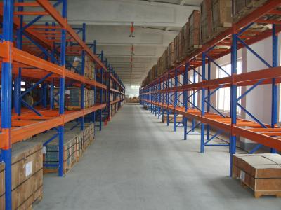China Stackable Galvanized Mezzanine Cantilever Teardrop Pallet Shelf / Heavy Duty Metal Steel Shuttle Rack for sale