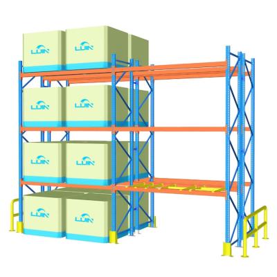 China 100cm Width Heavy Duty Pallet Racks For Supermarket / Factory Corrosion Protection for sale