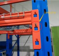China Custom Logo Lock Pins Style Heavy Duty Storage Racks / Warehouse Storage Shelves for sale