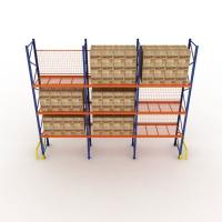 China Orange And Blue  Metal Industrial Storage Rack Capacity 800KG-2000KG / Pallet for sale