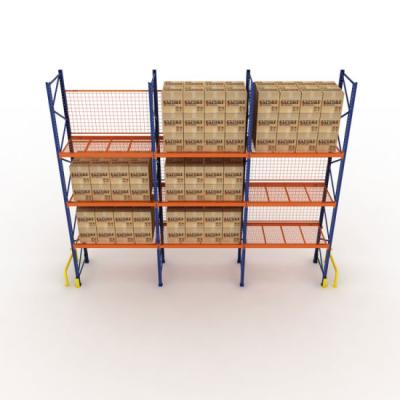 China Orange And Blue  Metal Industrial Storage Rack Capacity 800KG-2000KG / Pallet for sale