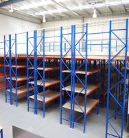 China Custom Heavy Duty Steel Rack / Mezzanine Floor Attic Storage Shelves for sale