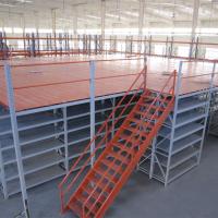 China Custom Heavy Duty Steel Rack / Mezzanine Floor Attic Storage Shelves for sale