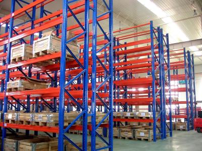 China Electrostatic Spraying Industrial Storage Rack , Selective Pallet Racking System for sale