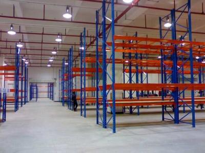 China Blue Color Industrial Metal Storage Racks / Steel Warehouse Shelving for sale