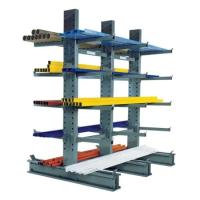 China Easily Assembled Industrial Cantilever Racks Adjusted Layers 2.3mm Depth for sale