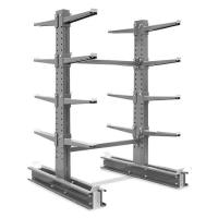 China Flexible Double And Single Sided Cantilever Racks For Irregular Or Long Items for sale