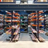 China Easily Assembled Industrial Cantilever Racks Adjusted Layers 2.3mm Depth for sale