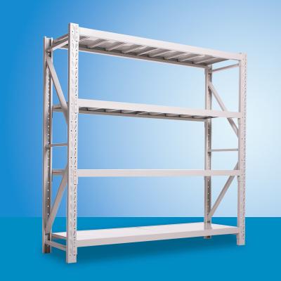 China 4 Layer Stainless Light Duty  Shelf  /  Warehouse Storage Racks Powder Coated for sale