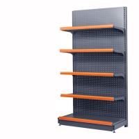 China Powder Coated Supermarket Display Racks  / Grocery Store Display Shelf for sale