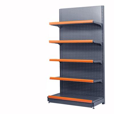 China Powder Coated Supermarket Display Racks  / Grocery Store Display Shelf for sale