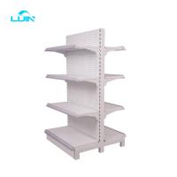 China Customized Size Supermarket Display Shelf Grocery Rack Corrosion Protection for sale