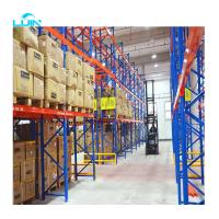 China 3000KG Per Level 700mm Depth Heavy Duty Pallet Racking Powder Coated for sale