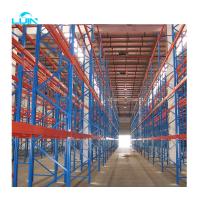 China Q235 Heavy Duty Storage Racks 40 Foot Container Adjustable Pallet Shelving System for sale