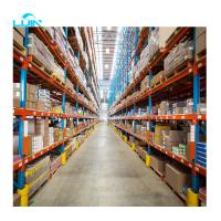 China OEM Industrial Storage Rack Electrical Movable Pallet Rack Powder Coating for sale
