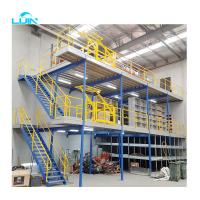 China Multi Level Warehouse Metal Shelving Support Mezzanine Attic Rack for sale
