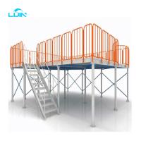 China Cold Rolled Steel Q235 Industrial Mezzanine Floors 500kgs Loading Capacity for sale